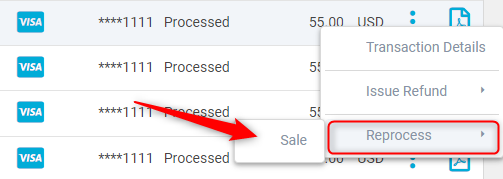 How to Reprocess Transactions in the Merchant Portal
