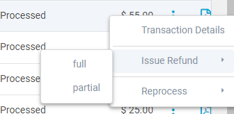 How to refund a transaction