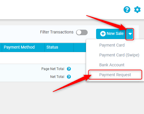 Payment Requests (Invoicing) from the Merchant Console