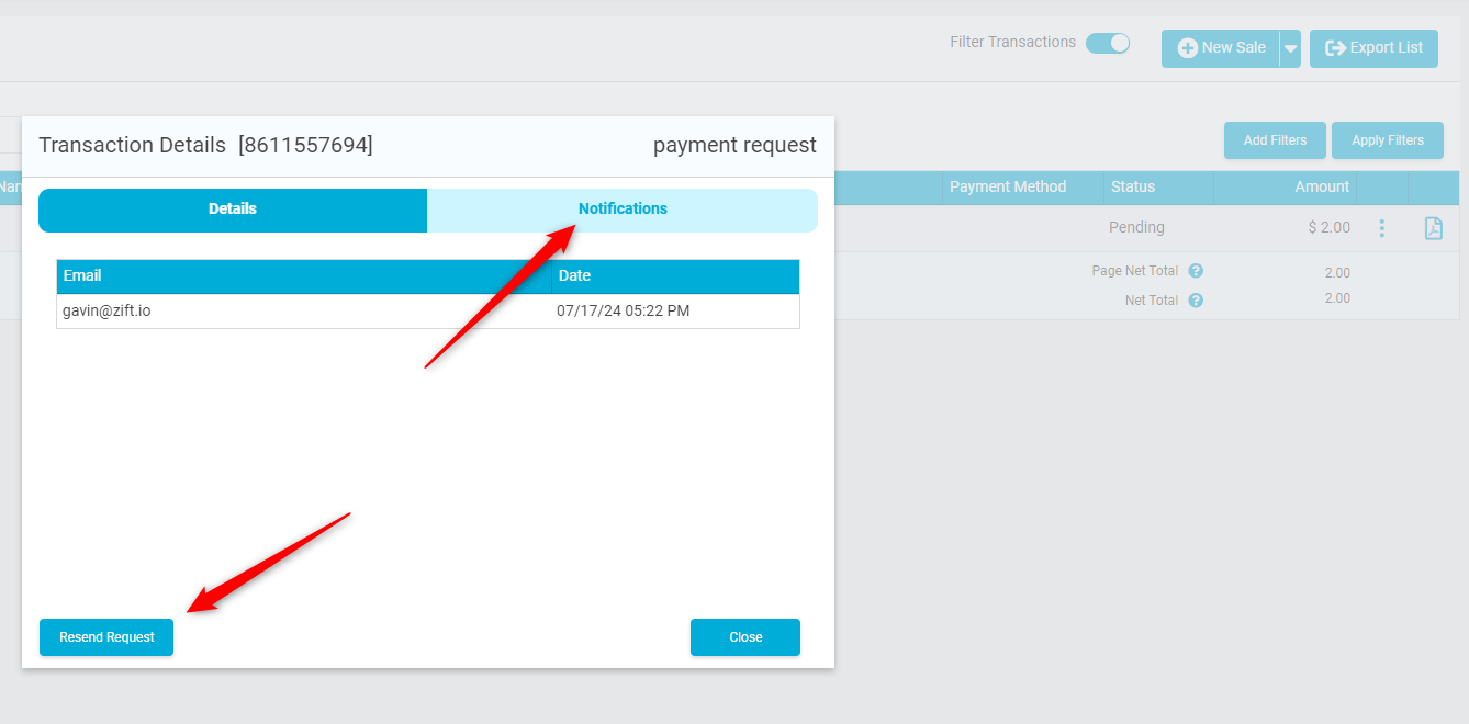 Payment Requests (Invoicing) from the Merchant Console
