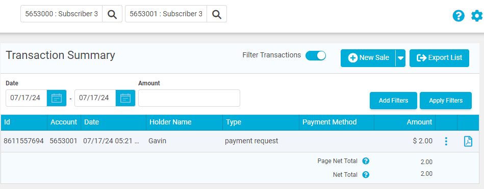 Payment Requests (Invoicing) from the Merchant Console